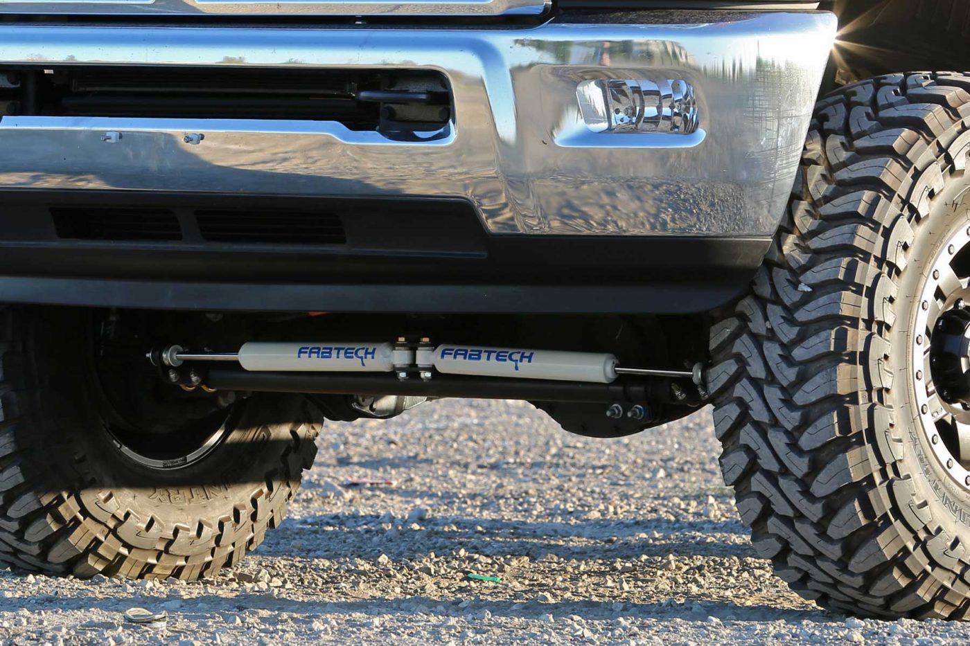 Dual Steering Stabilizer System w/ Performance Shocks - FTS23060 - Fabtech®