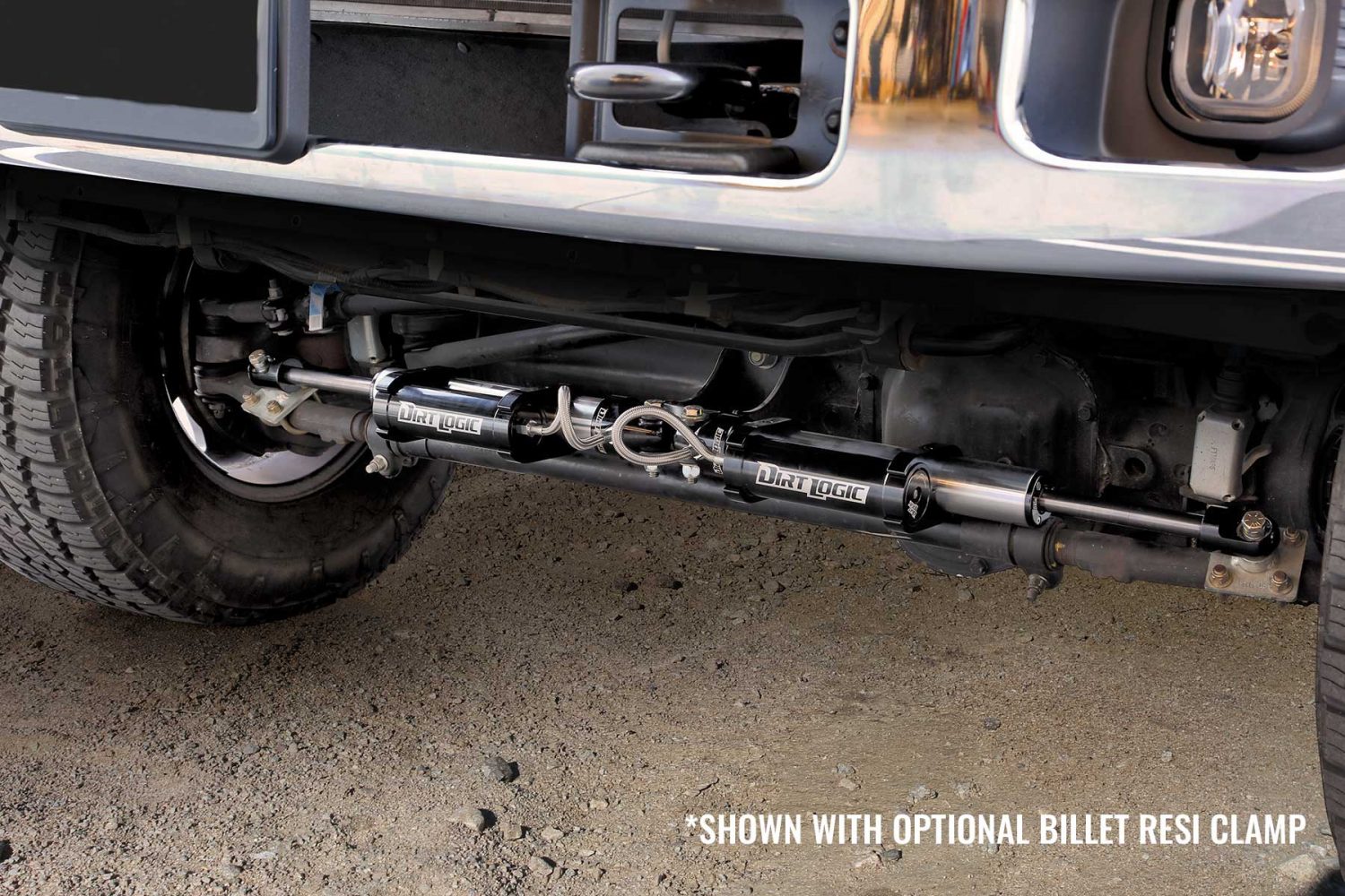 Dual Steering Stabilizer System (Opposing Style) w/ Dirt Logic 2.25 ...