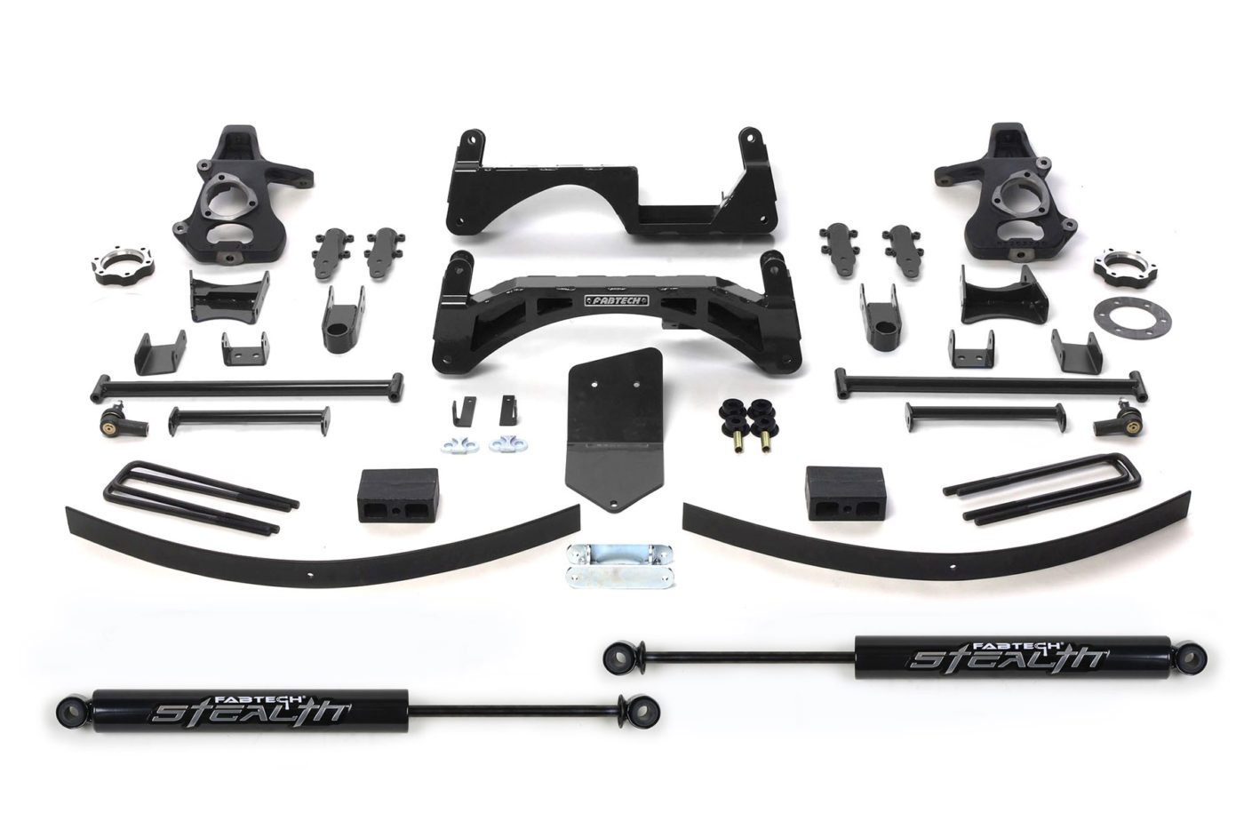 6" BASIC SYSTEM W/ REAR STEALTH SHOCKS - K1024M - Fabtech®