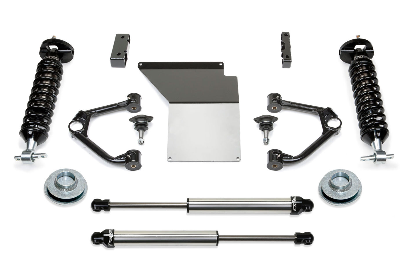 3" Ball Joint UCA Lift Kit w/ Front Dirt Logic 2.5 Coilovers & Rear ...