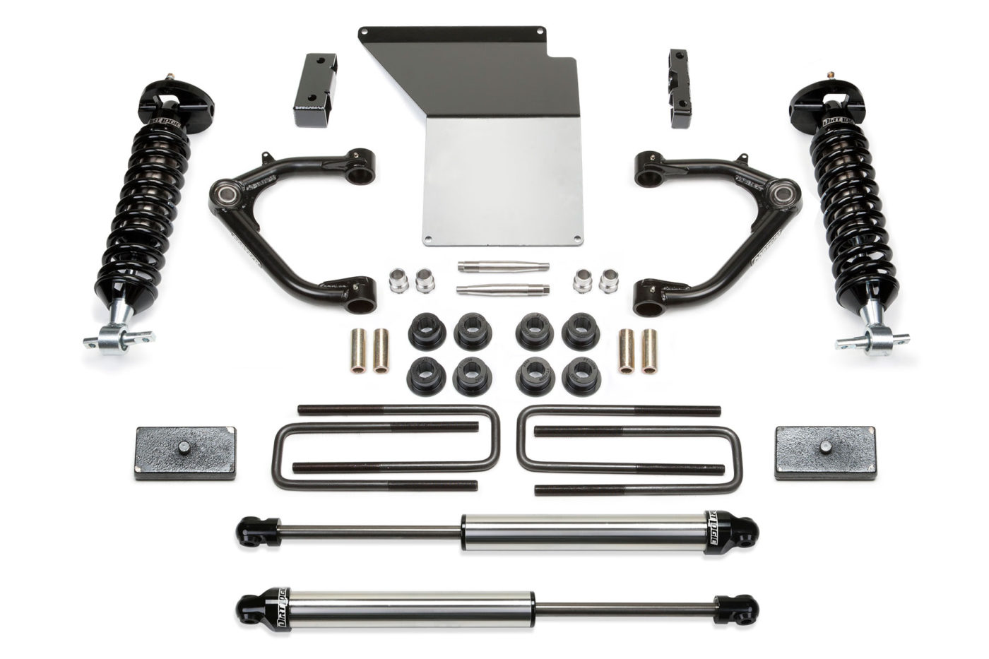 3" Uniball UCA Lift Kit w/ Front Dirt Logic 2.5 Coilovers & Rear Dirt ...