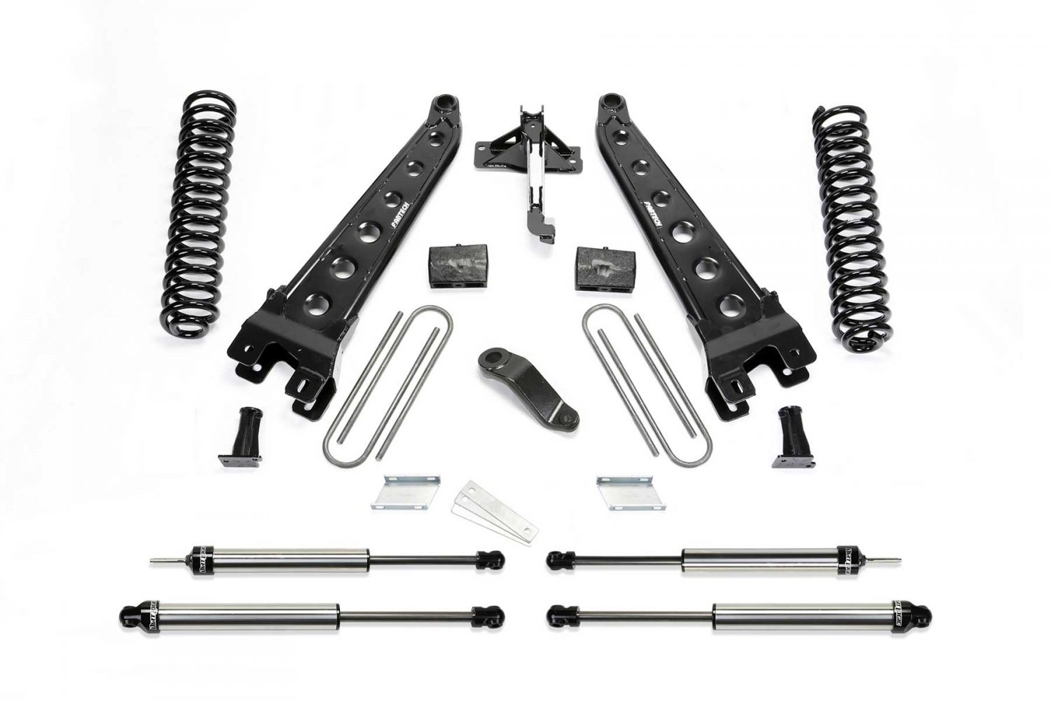 2019-22 Ford F450/F550 4WD - 6" Radius Arm Lift Kit w/Dirt Logic Shocks ...
