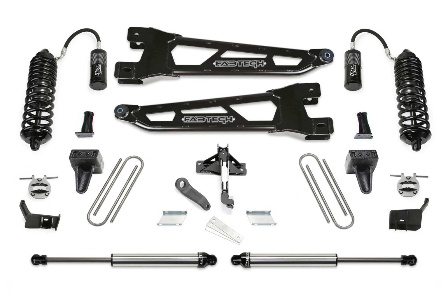 6" Radius Arm Lift Kit - Front Dirt Logic 4.0 Resi Coilovers & Rear ...