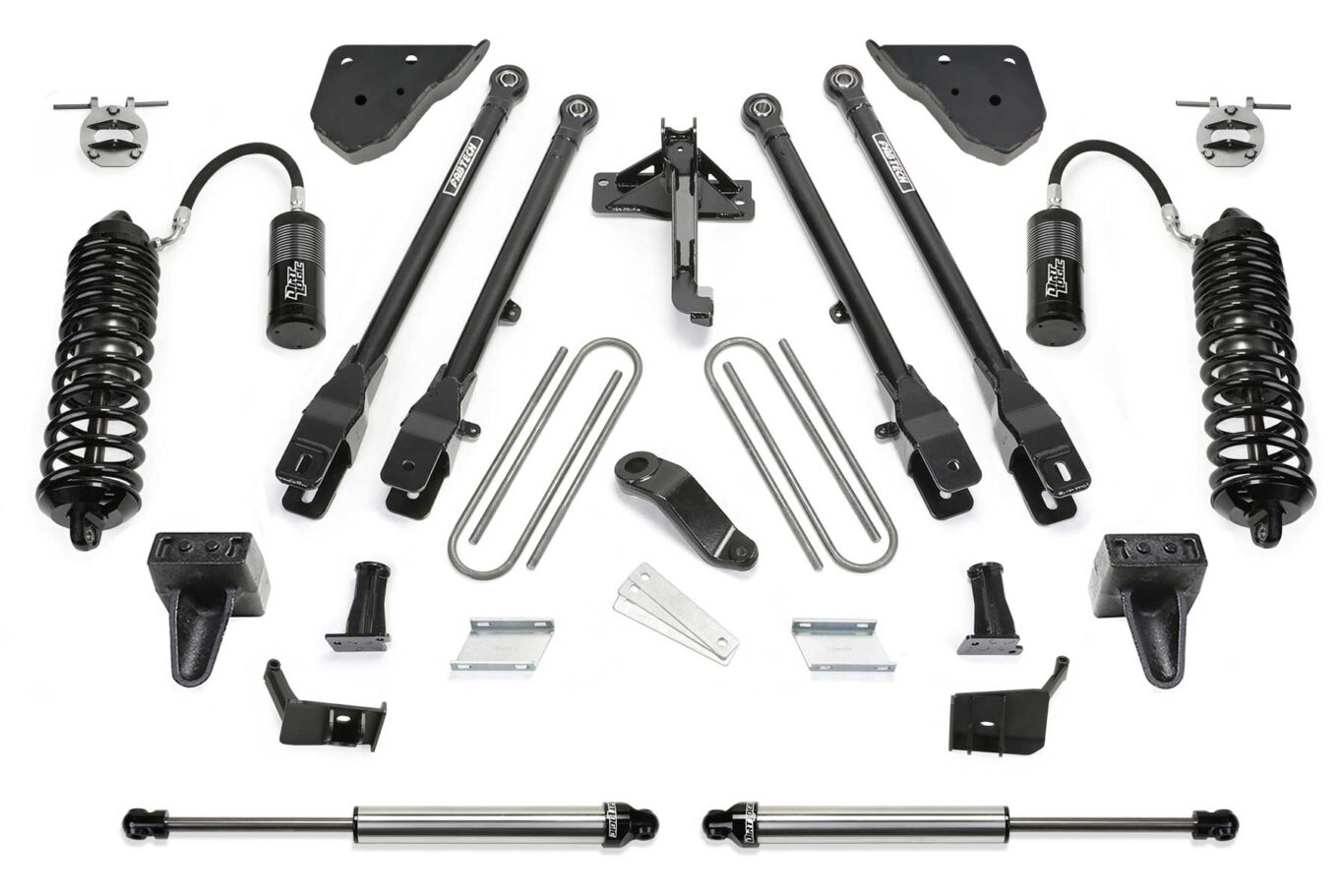 6" 4 Link Lift Kit - Front Dirt Logic 4.0 Resi Coilovers & Rear Dirt ...