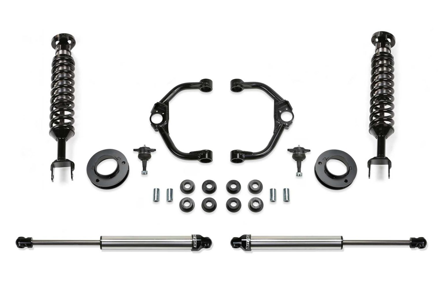 3" Ball Joint UCA Lift Kit w/ Front Dirt Logic 2.5 Coilovers & Rear ...