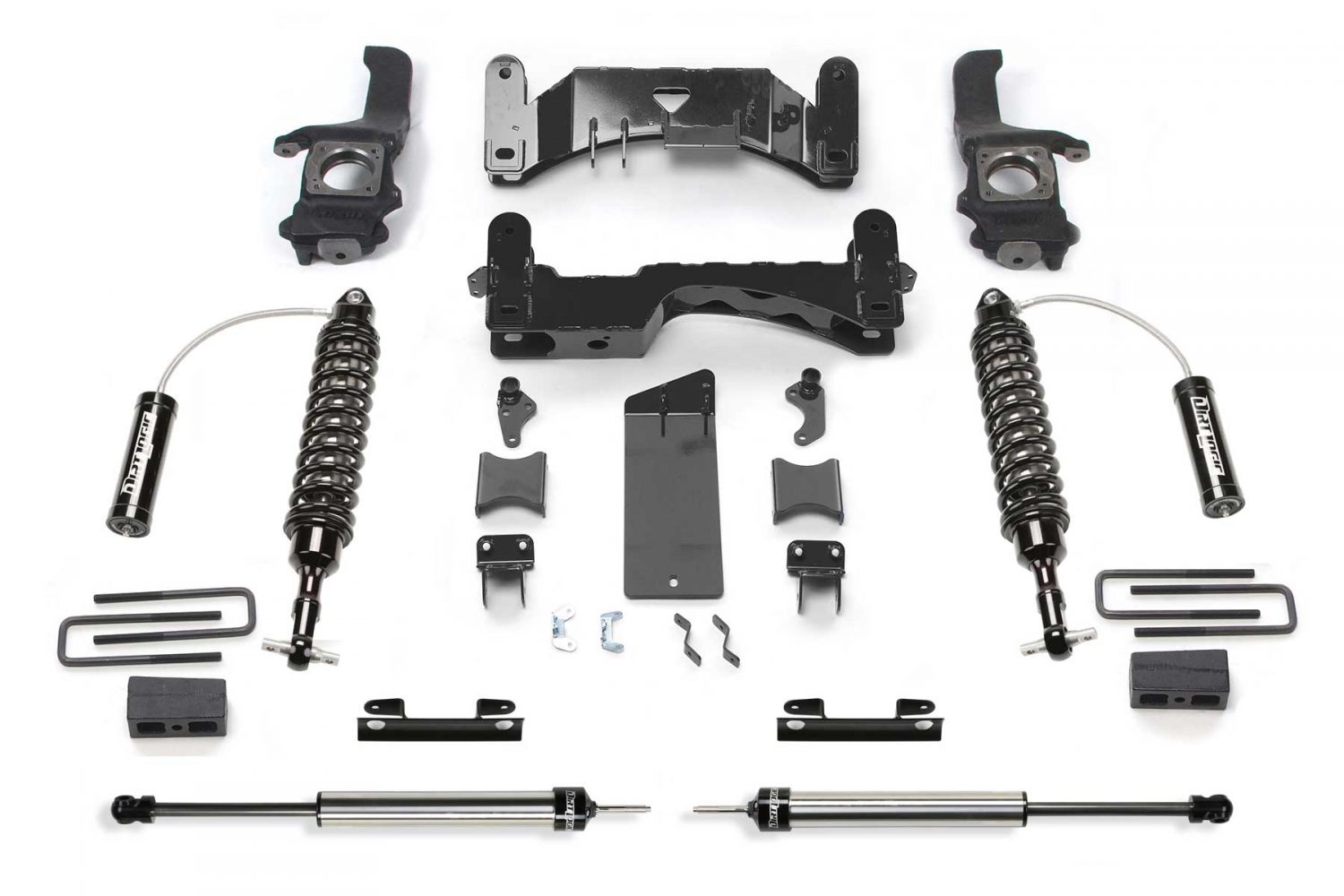 4" Performance Lift Kit w/ Front Dirt Logic 2.5 Resi Coilovers & Rear ...